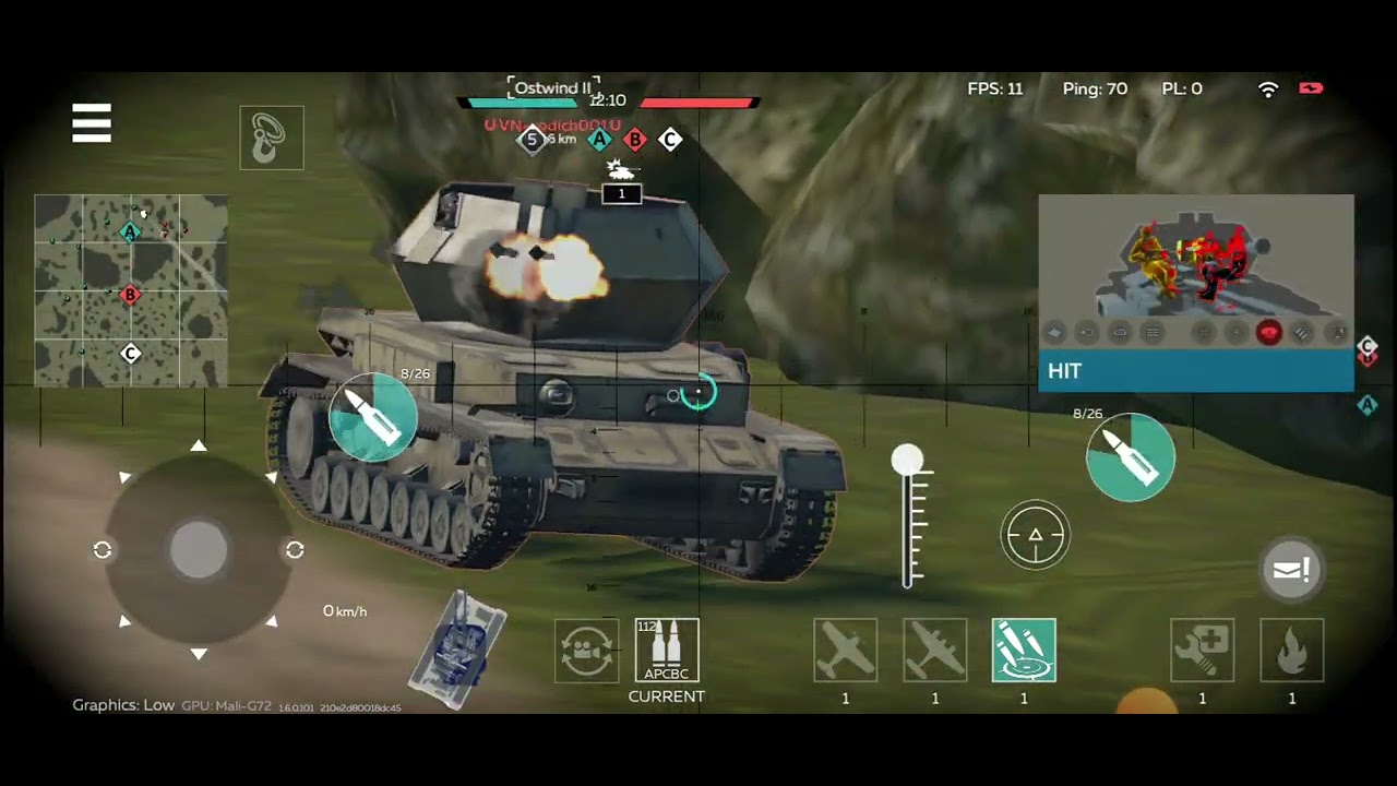 TANK T44 SPAA IS SO GOOD FOR CAMPING#warthundergameplay#russia - YouTube
