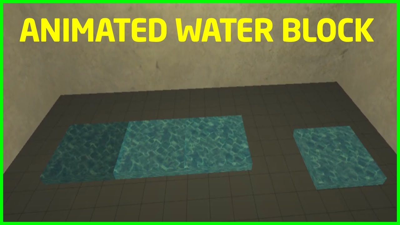 💦 Animated Water Block | CS 1.6 BlockMaker HNS EasyBlocks 💦 - YouTube