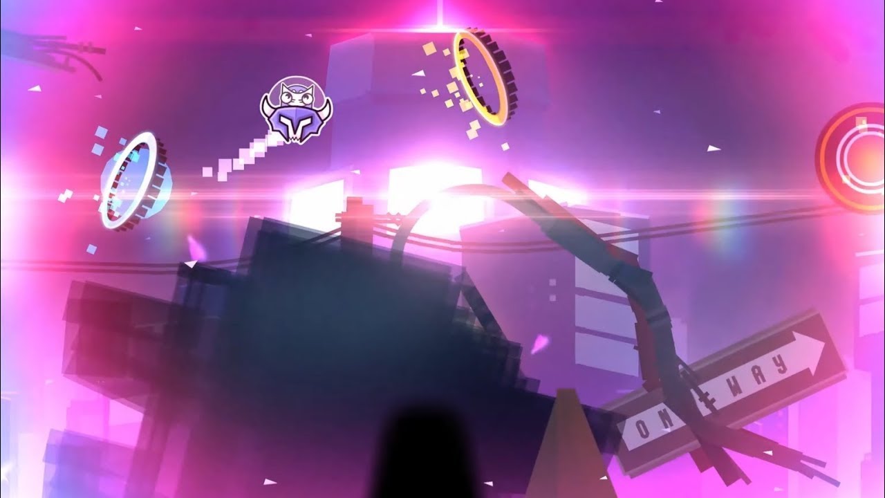 slaying demons in geometry dash (level requests) - YouTube