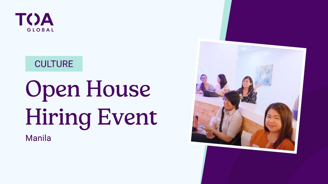 Open House Hiring Event - Manila - YouTube