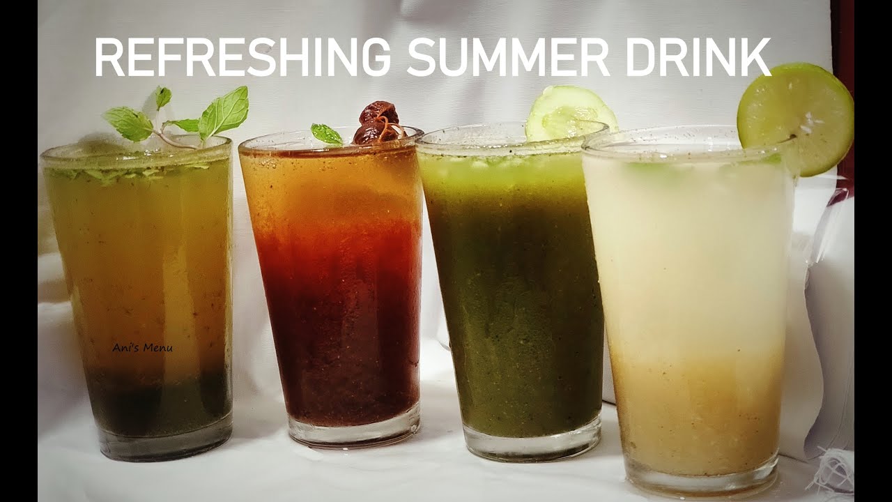 Refreshing summer drink / Tamarind / Pudina / Mint / Cucumber / Raw ...