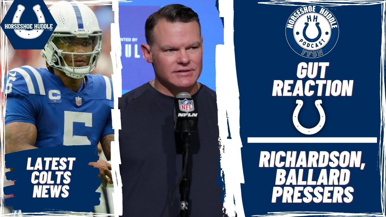 Indianapolis Colts Anthony Richardson, Chris Ballard Speak to End 2023 ...