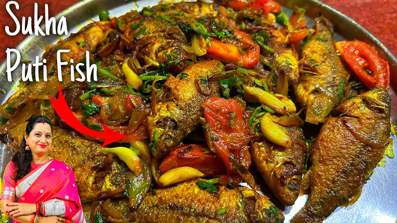 SUKHA PUTI FISH Recipe | Dry type fish fry recipe / Super yummy - Puti ...