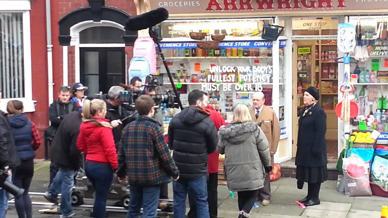 Open All Hours 2013 filming in Doncaster - YouTube
