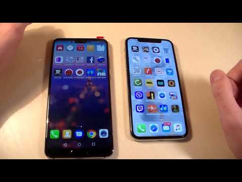 Huawei P20 Pro vs iPhone X (HD)