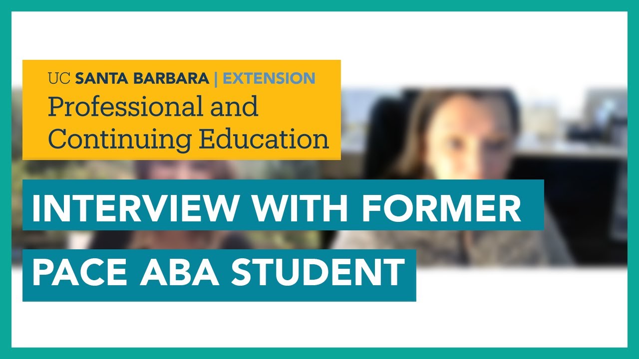 Interview with Former PaCE ABA Student - YouTube