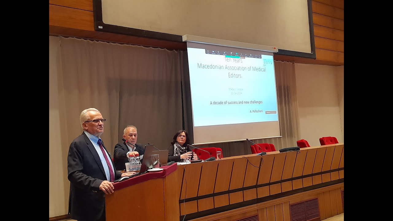 Prof. Dr. Aziz Pollozhani – Ten years Macedonian Association of Medical ...