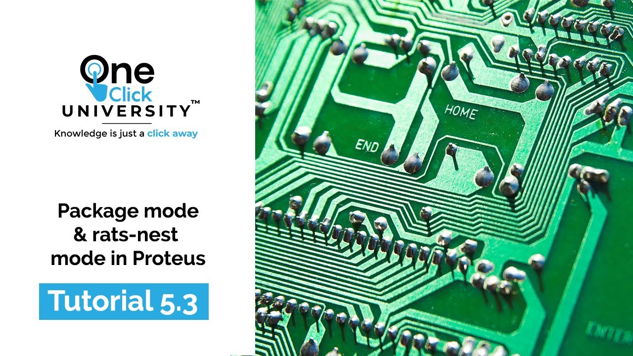 Tutorial 5.3 | Component Placing | Package mode & rats-nest mode in ...
