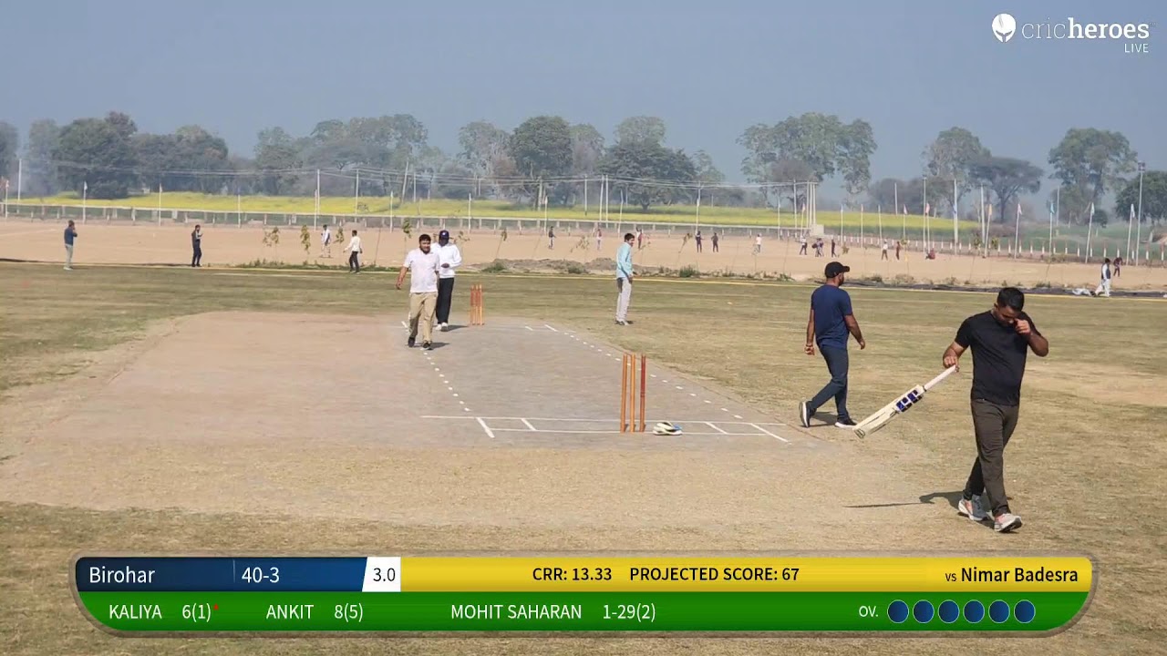 Birohar vs Nimar Badesra live cricket match | ch.sube Singh memorial ...