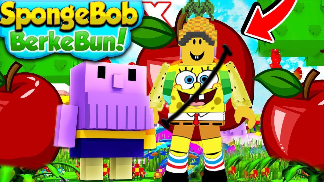 SpongeBob ayo memetik buah apel!!! - YouTube