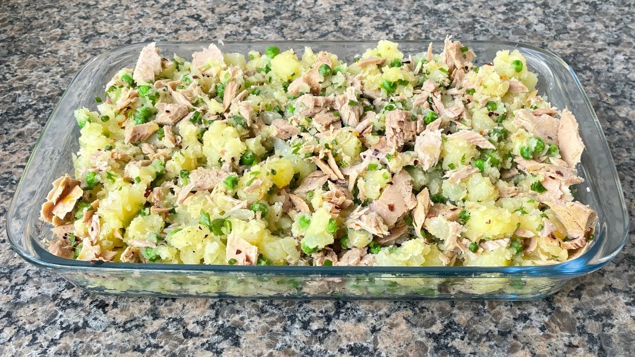 Salada de Batata Com Atum | Delícias da Eleni - YouTube
