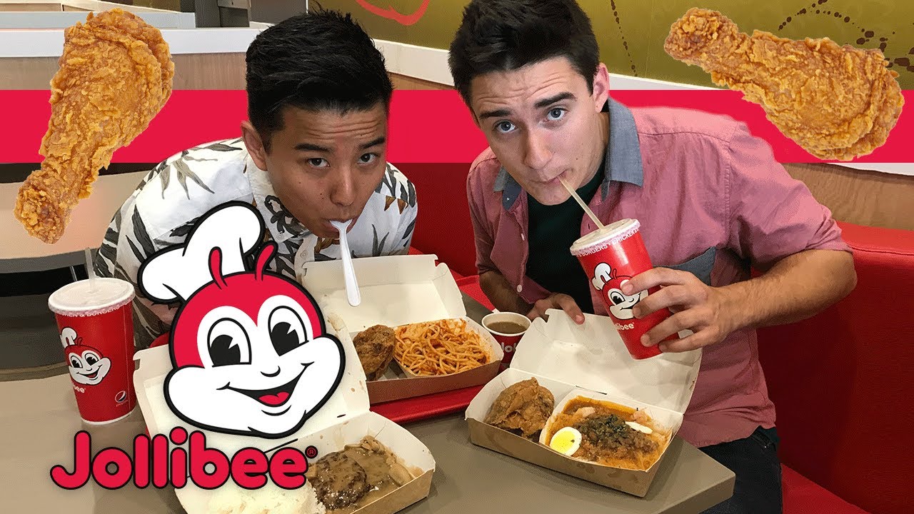 JOLLIBEE | My First Time Dining In - YouTube
