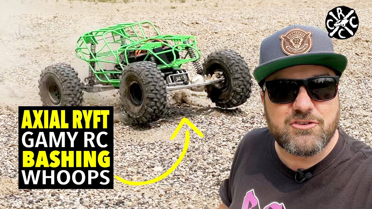 Axial Ryft Whooping It Up With The Gamy RC Metal Cage - YouTube