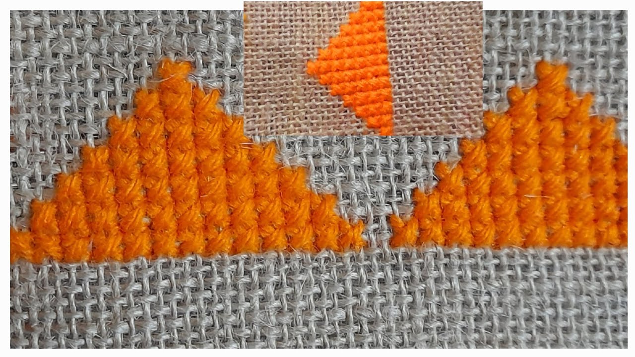 ason selai design Tutorial video আসন সেলাই হাতের কাজ - YouTube