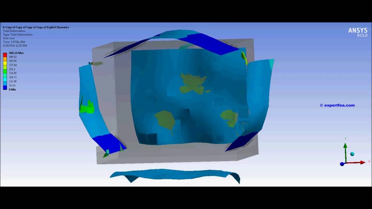 ANSYS WB Explicit Dynamics with fluids - Detonation simulation of a ...