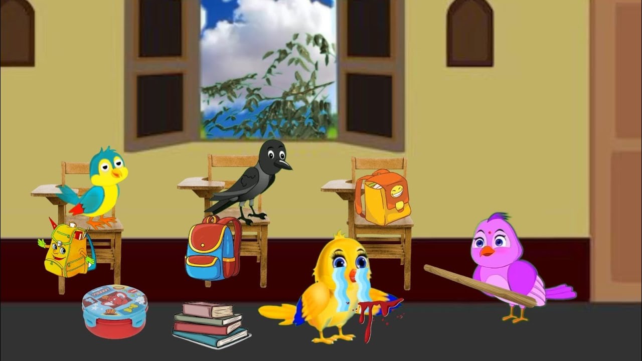 Chadiya ka school | Bulbul chidya |Chidywalacartoon #chidiya #education ...