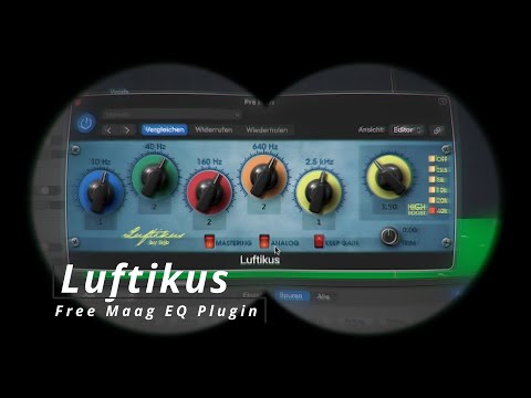 Free Maag EQ Plugin called Luftikus! - YouTube
