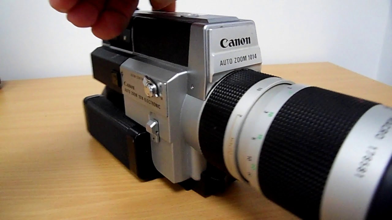 Canon1014 silent cine camera - YouTube