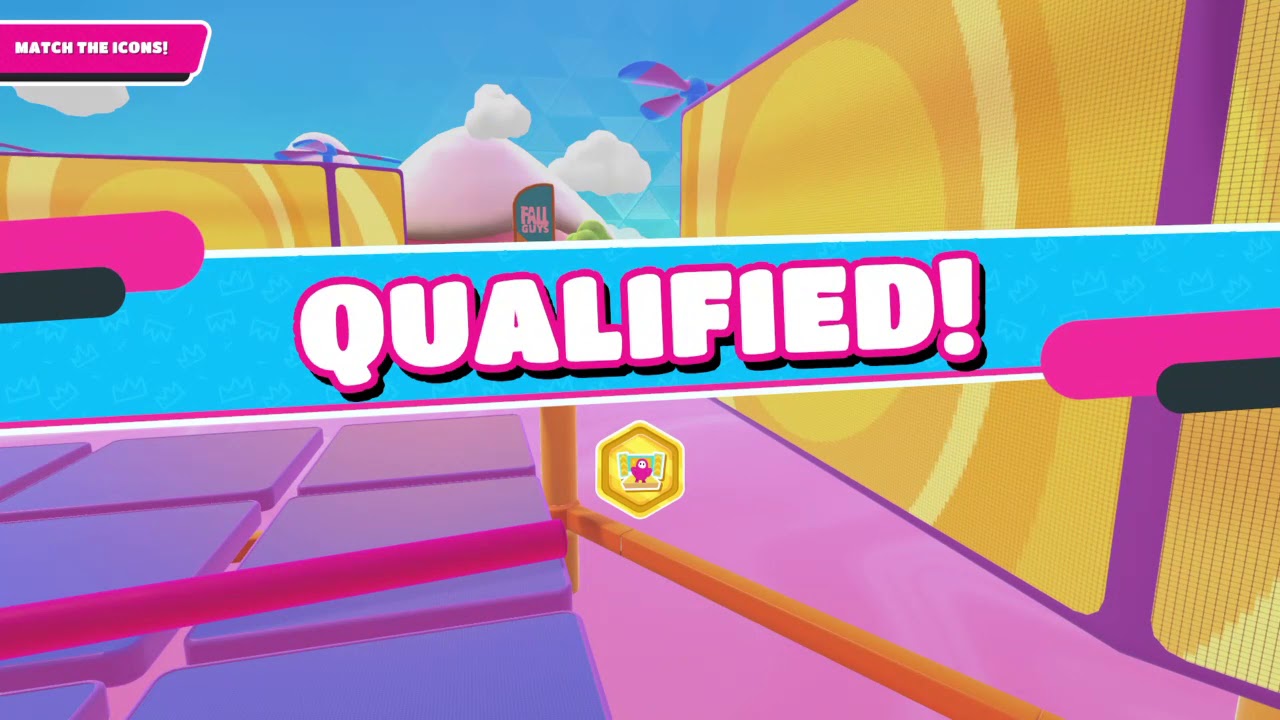 Fall Guys perfect match but i won - YouTube