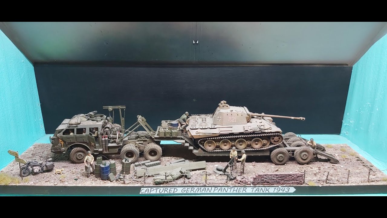 1/35 Tamiya Dragon Wagon with Tamiya Captured Panther Last One For ...