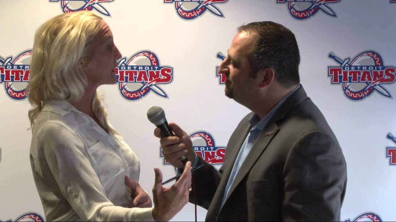 Head Coach Autumn Rademacher At 2014 Titan Basketball Media Day - YouTube