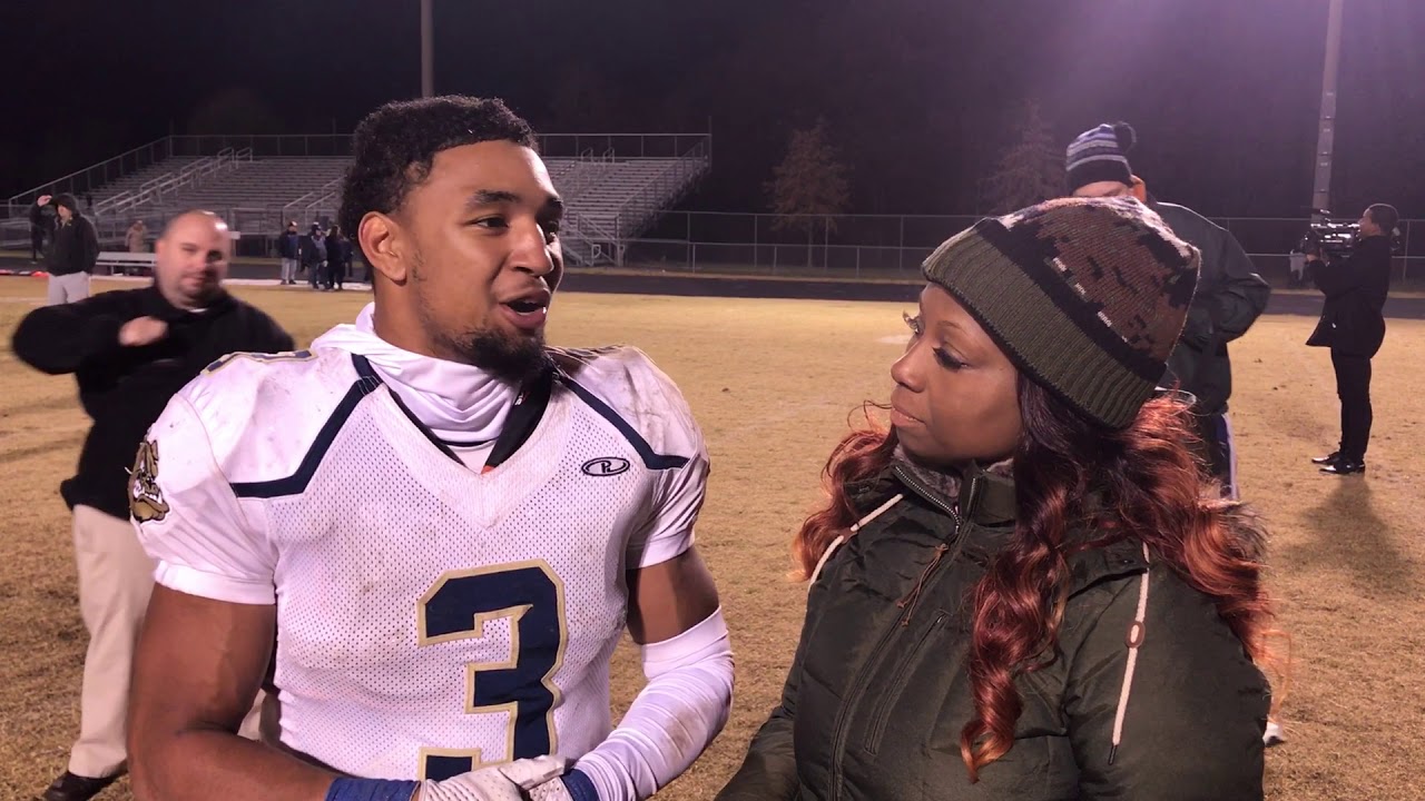 Post game with Hylton HS RB Ricky Slade after his 4TD show out!! - YouTube