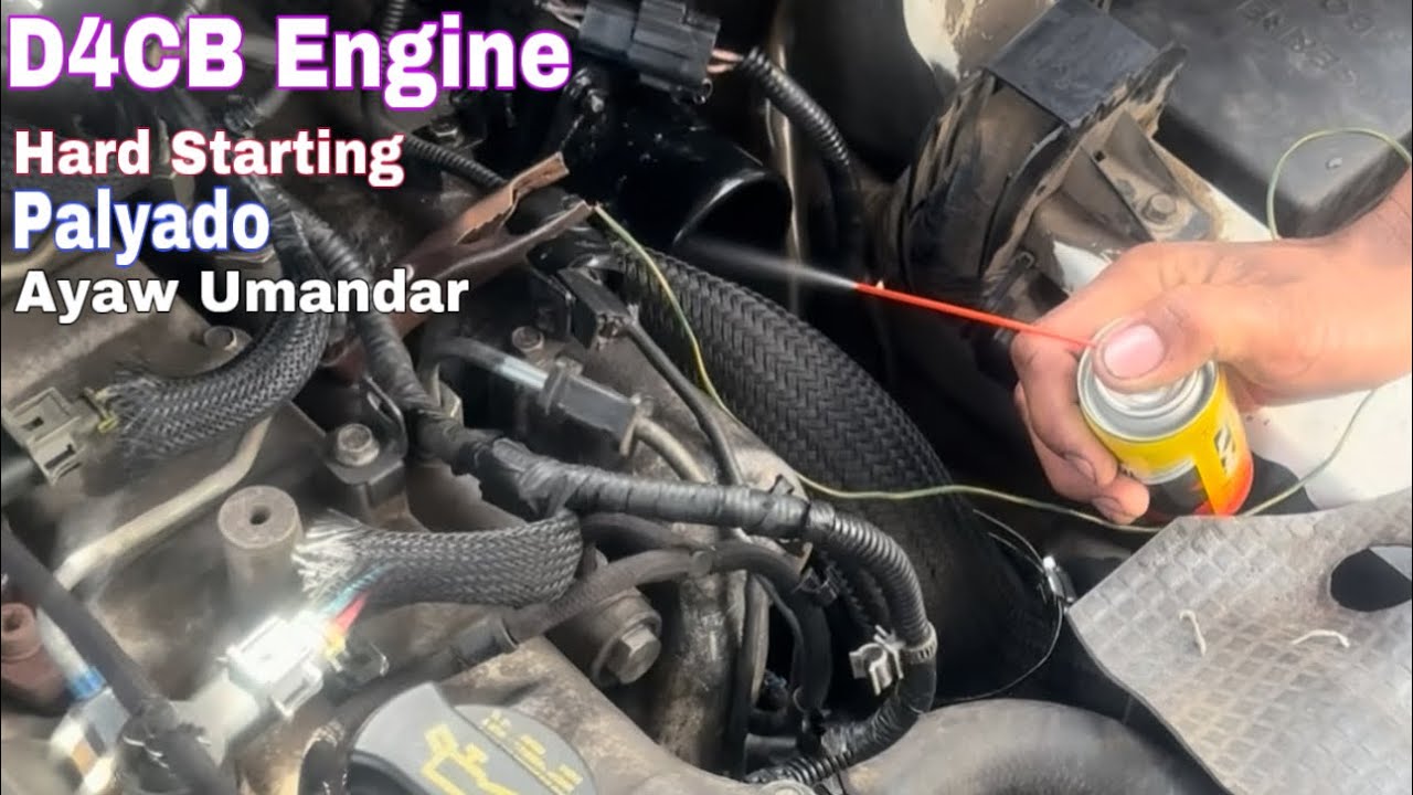 Hyundai D4CB engine Hard Starting at Palyado - YouTube