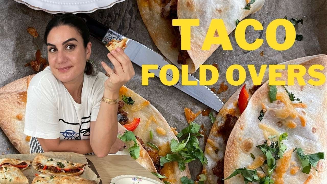 Easy Taco Fold Over Recipe - YouTube
