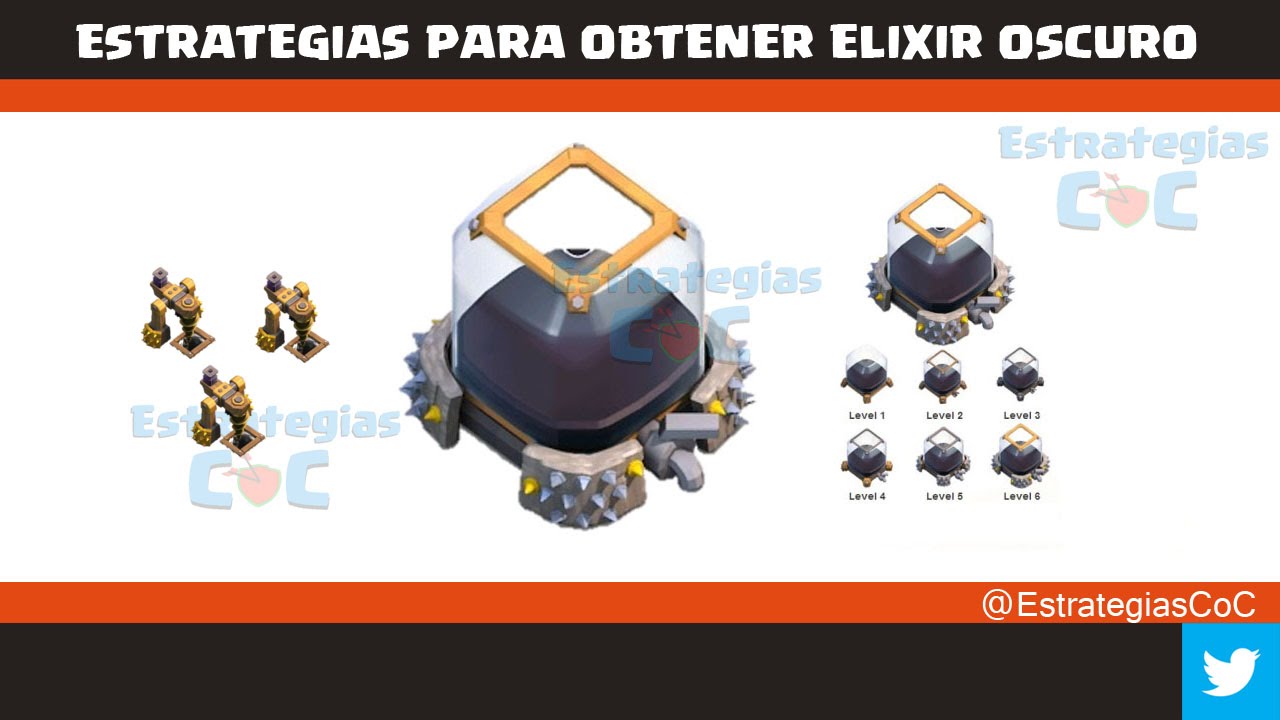 TRUCO: CONSEGUIR mucho ELIXIR OSCURO de extractores en ayuntamiento 7 ...