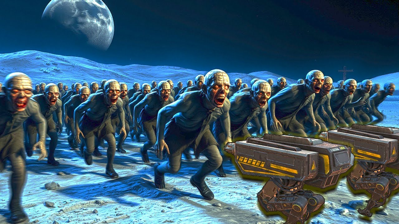 MOON WAR! T-45 Army Battles Dark Magic & Dragon Slayers in Space ...
