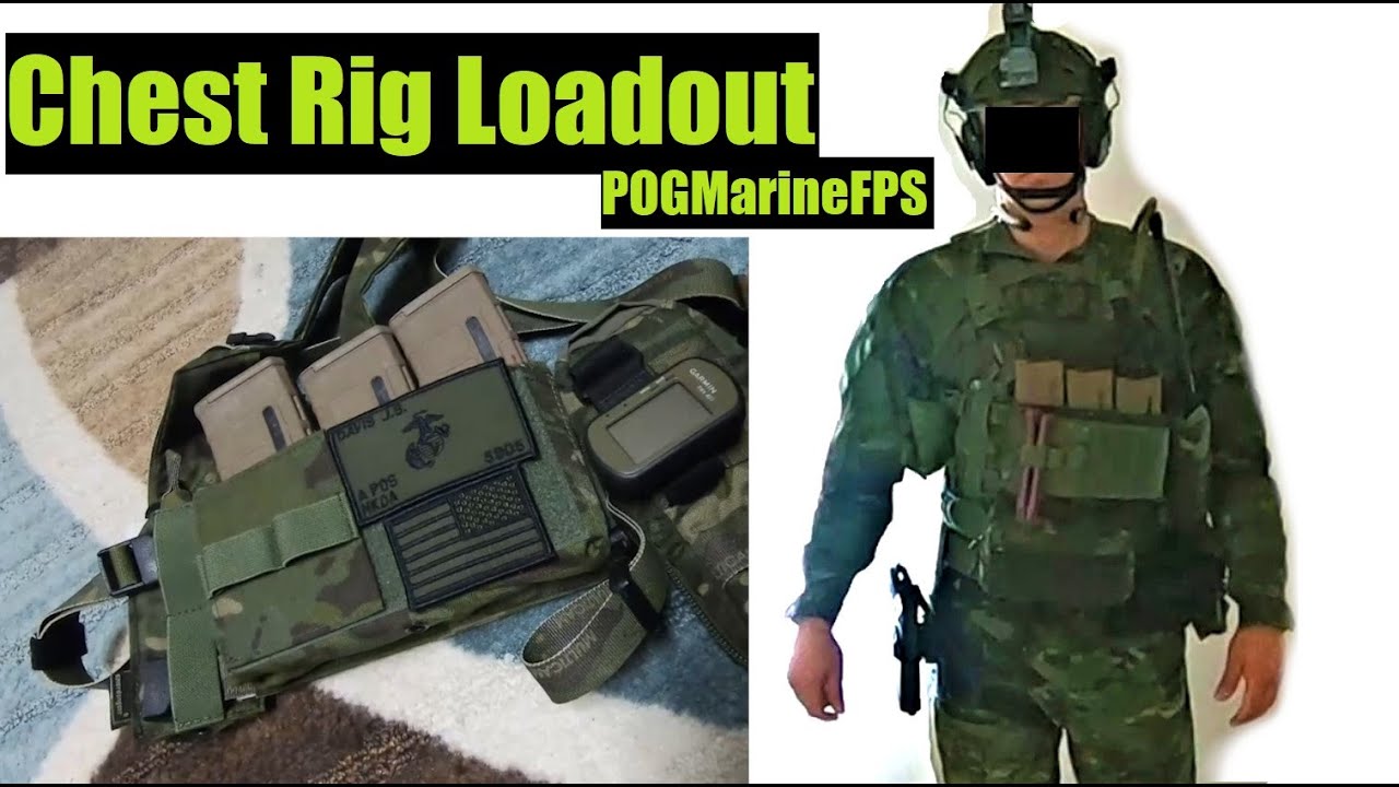 Chest Rig Gear Loadout Setup Emerson Tactical - YouTube