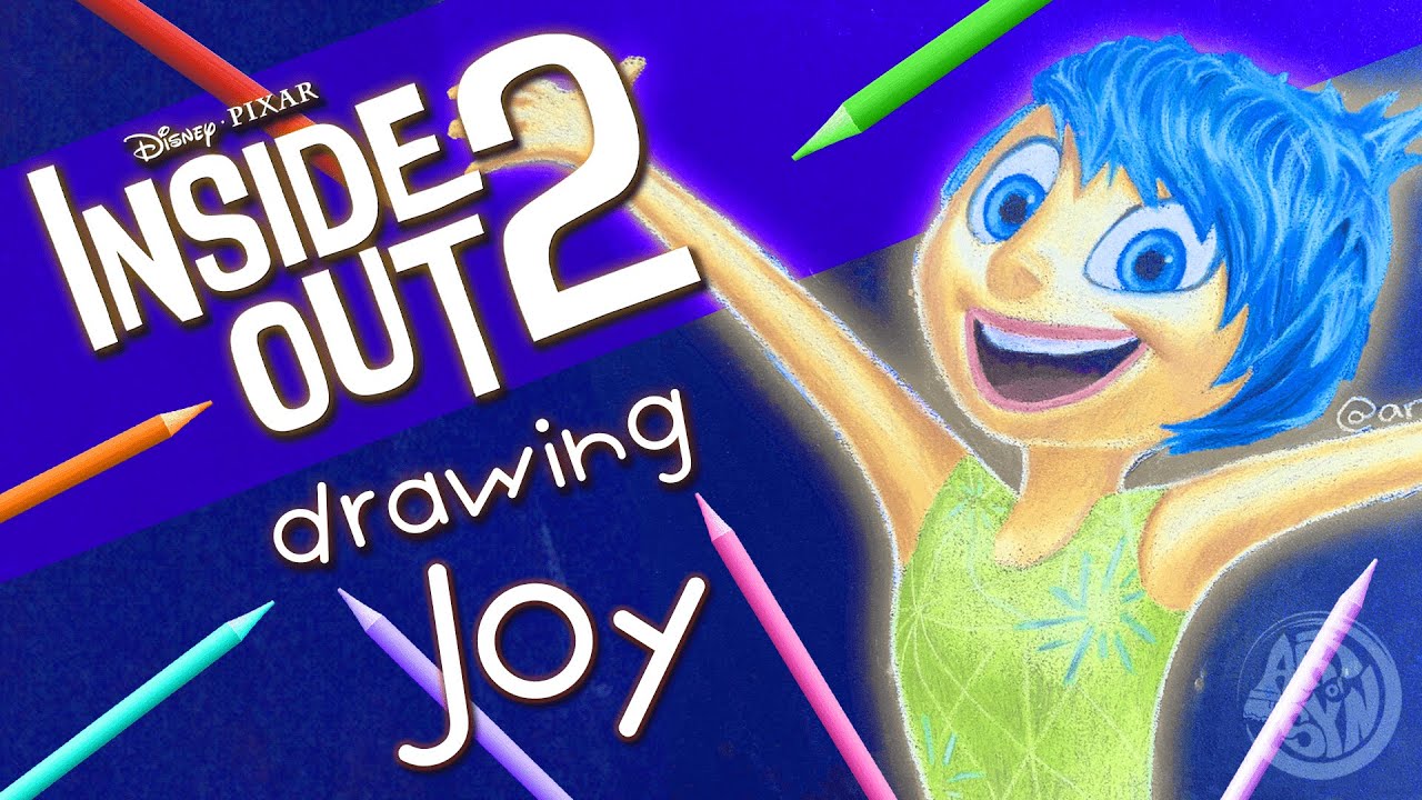 DRAW WITH ME | Joy from Inside Out 2 Timelapse - YouTube