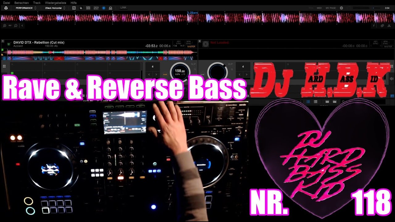 Rave & Reverse Bass Hardstyle Mixed by DJ H.B.K . Channel Mix Number ...
