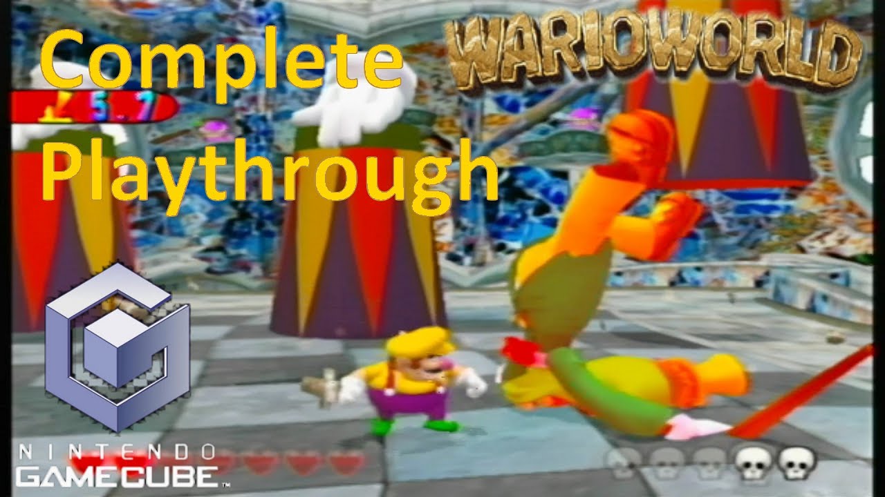 Wario World Nintendo Gamecube Complete Best Ending Playthrough 100