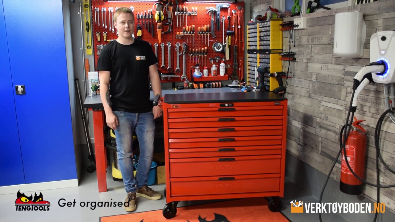 TengTools 622 deler verktøyskap - YouTube