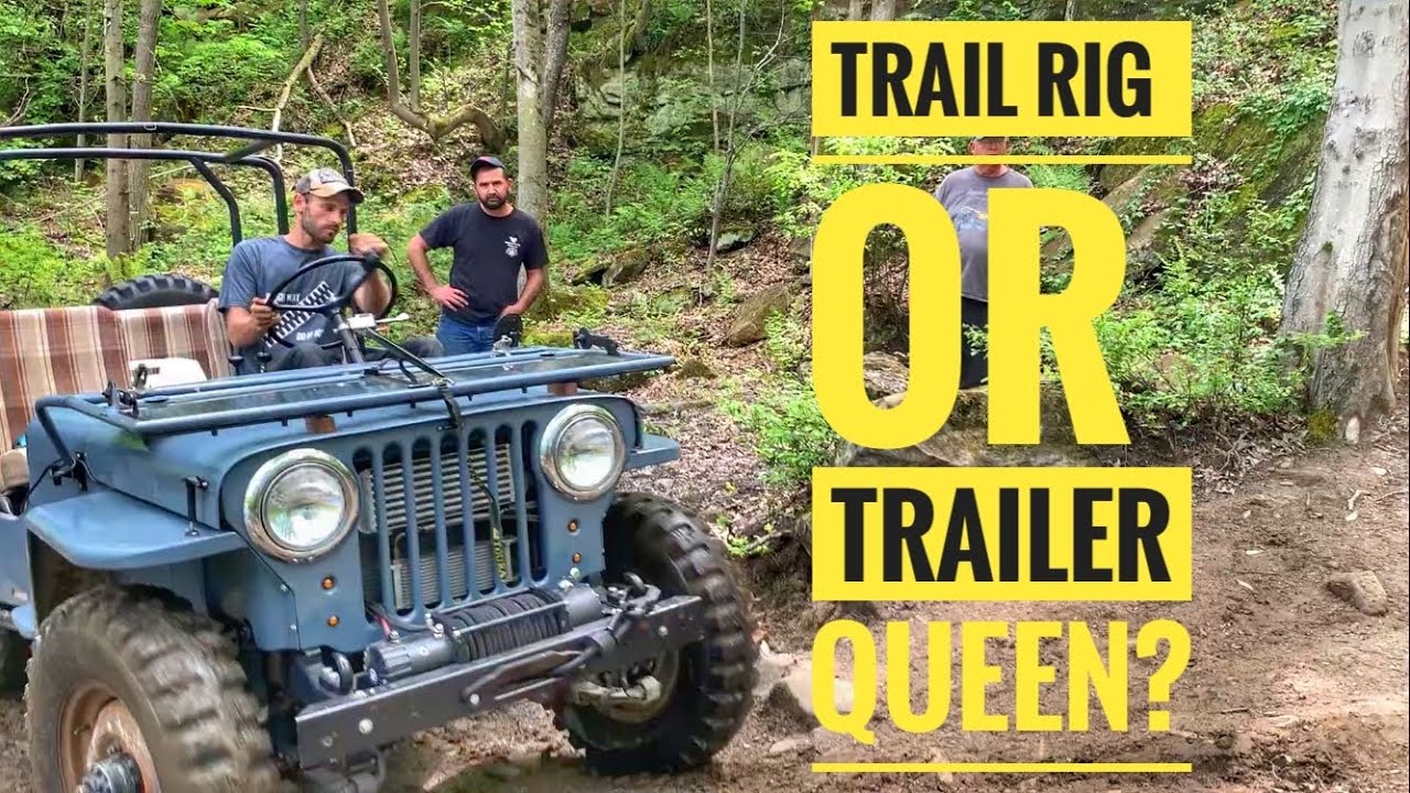 Vintage Willys jeep hillclimb - YouTube