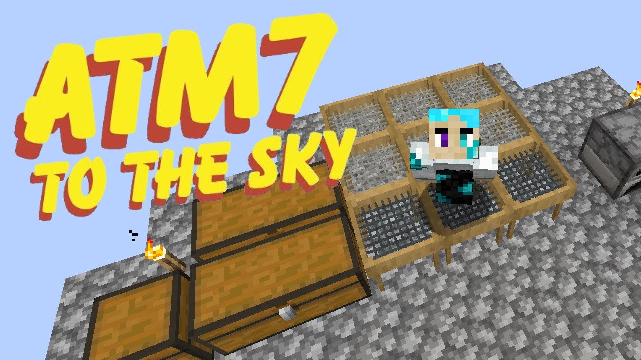 Auto Cobblegen and Expanding The Base | EP2 | All The Mods 7 To The Sky ...