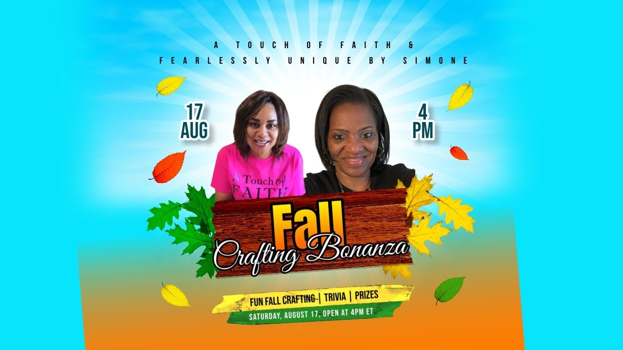 Fall Crafting Bonanza with A Touch of Faith & Fearlessly Unique with ...