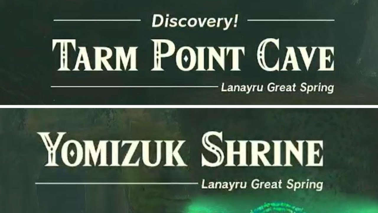Tarm Point Cave & Yomizuk Shrine (Legend of Zelda: Tears of The Kingdom ...