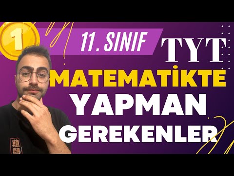 Türkiye Birincisinden 11. Sınıfta TYT Matematik Adına Yapman Gerekenler#yks2026 #11sınıf #yks
