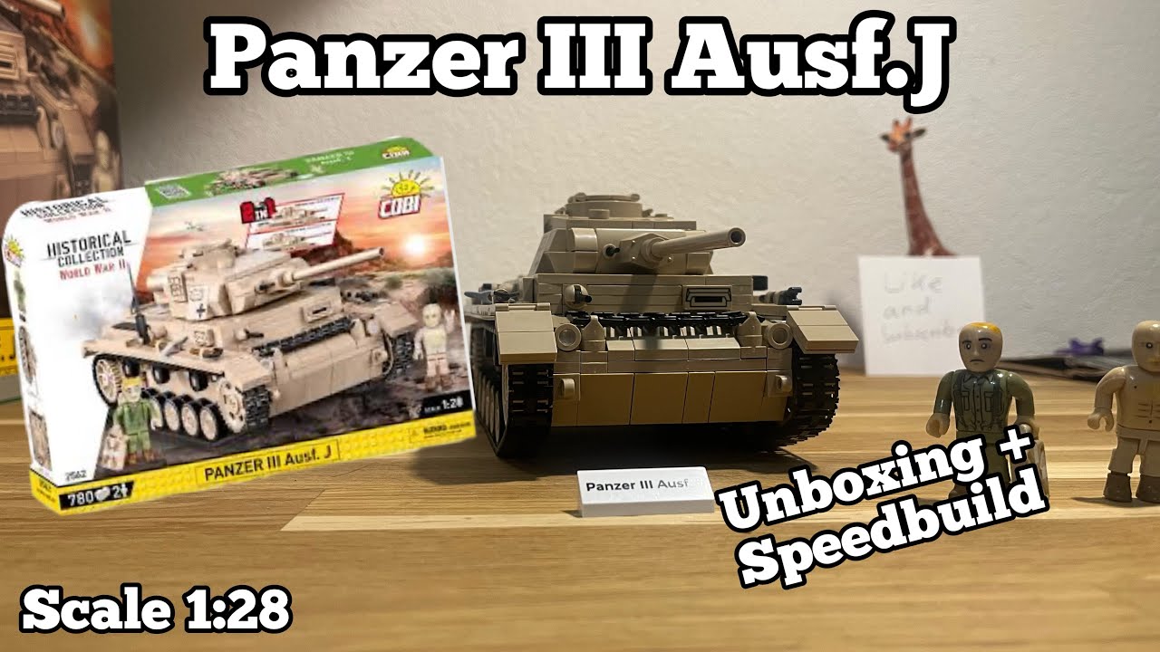 Cobi 2562 Panzer III Ausf.J | Unboxing&Speedbuild | Seppbricks #ww2 # ...