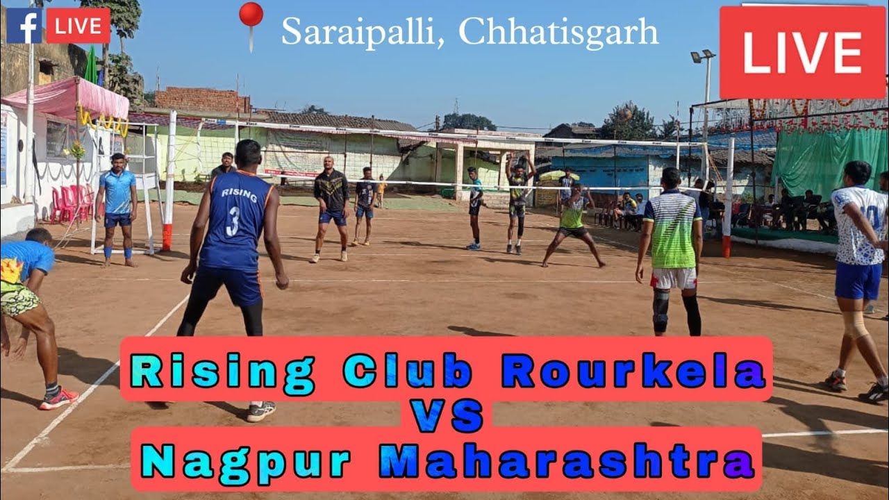 🔴🔴LIVE : RISING CLUB ROURKELA VS NAGPUR #ADARSHA_CLUB - YouTube