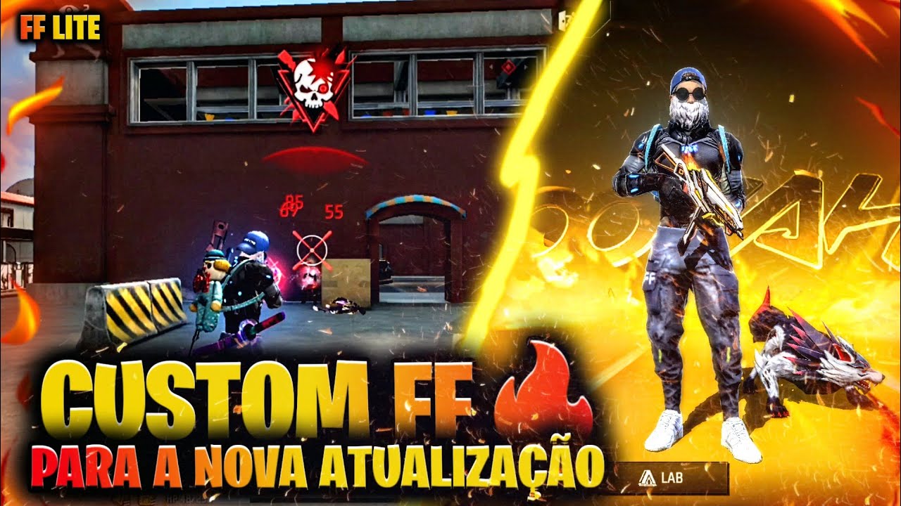 ATUALIZOUU!! CUSTOM FF🔥1.100.10🔥 RODANDO SUPER OTIMIZADO 🔥 120FPS ON🔥A ...