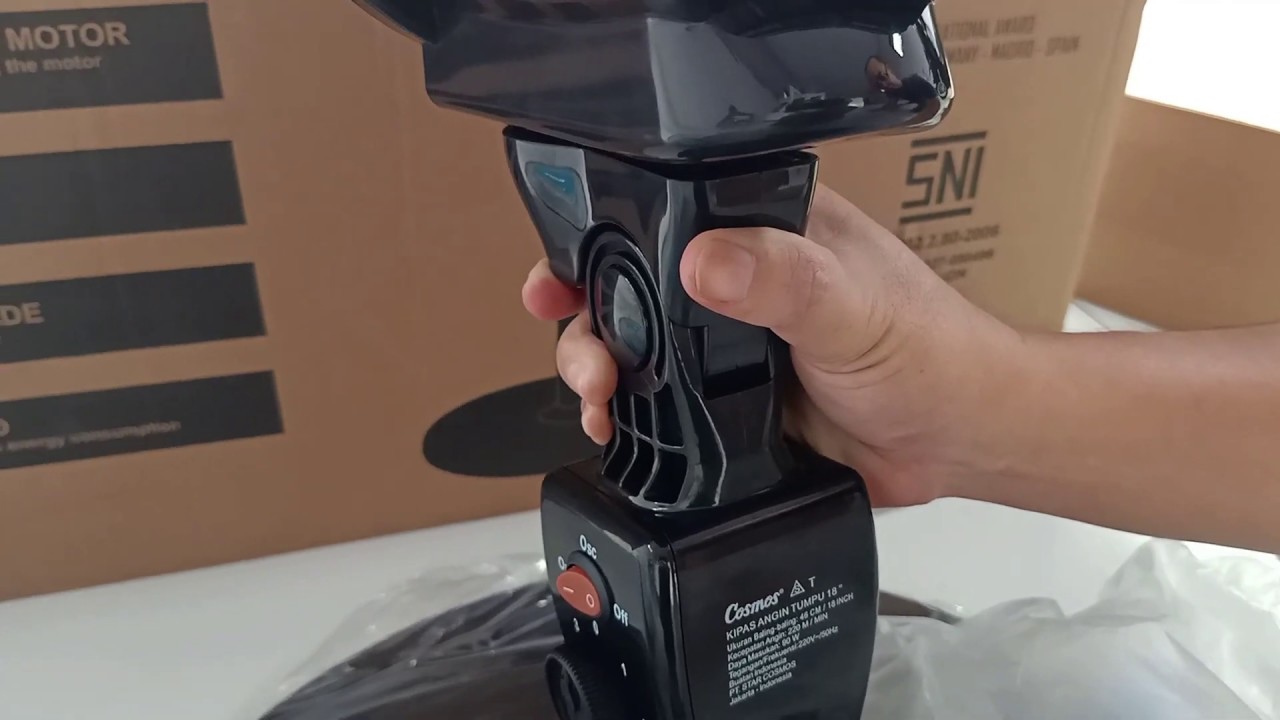 Unboxing dan pemasangan kipas Angin Cosmos / Cosmos Electric Stand Fan ...