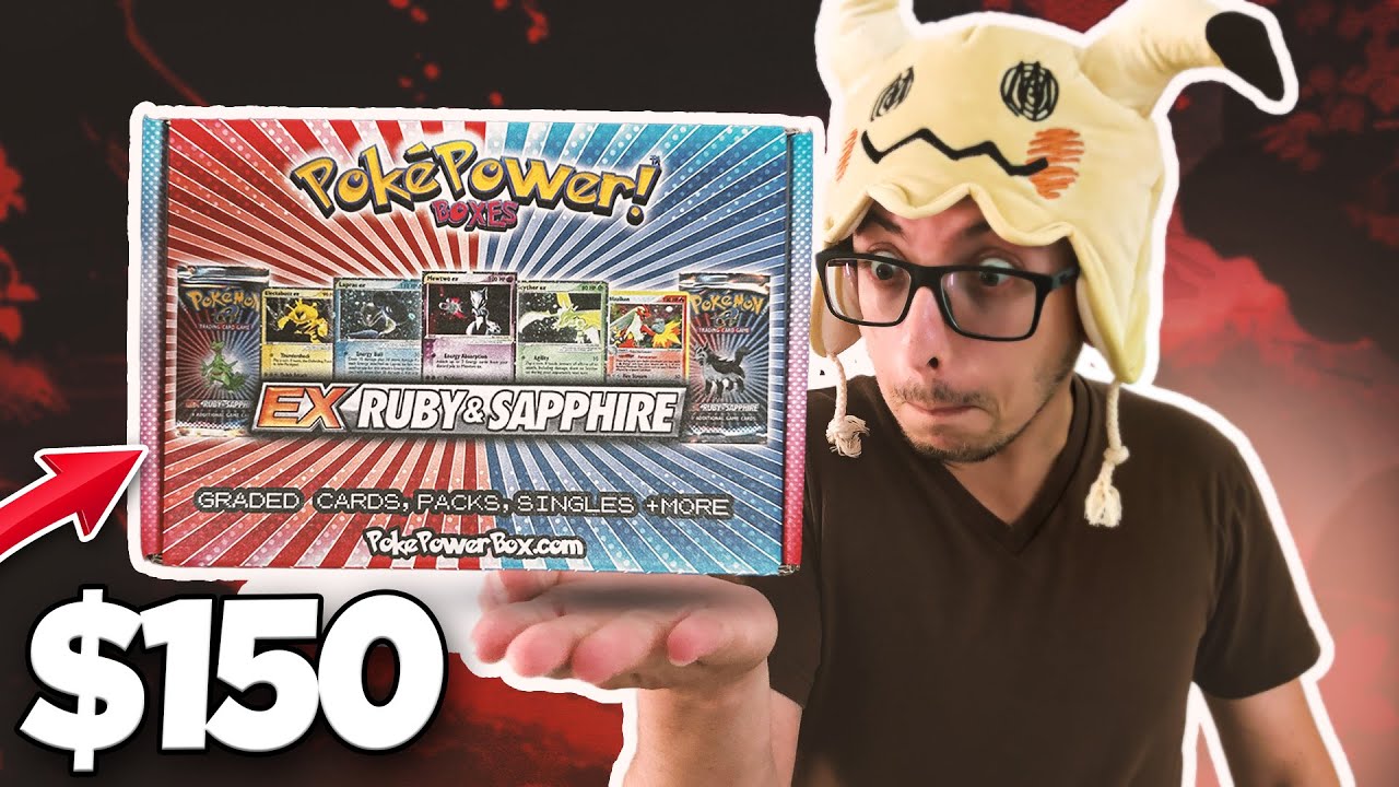 $150 EX Ruby & Sapphire Pokemon Mystery Box - Poke Power Boxes - YouTube