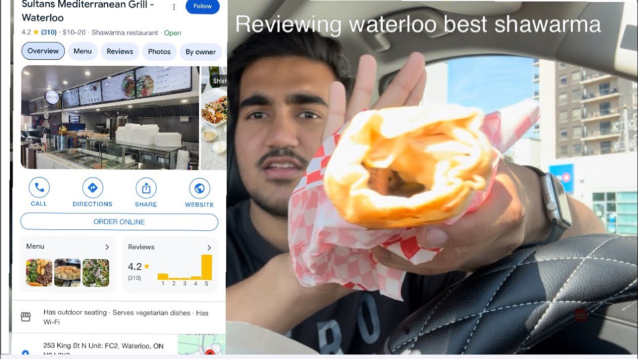 IS THIS THE BEST WATERLOO ONTARIO SHAWARMA WRAP|Reviewing Sultan’s Shawarma in Waterloo|Salman ...