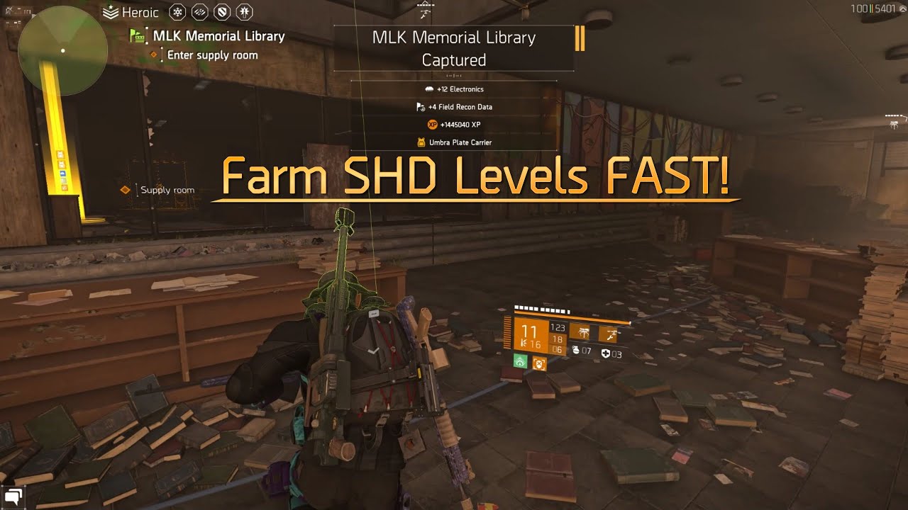 Division 2 - How and Where to Farm SHD Levels FAST: - YouTube