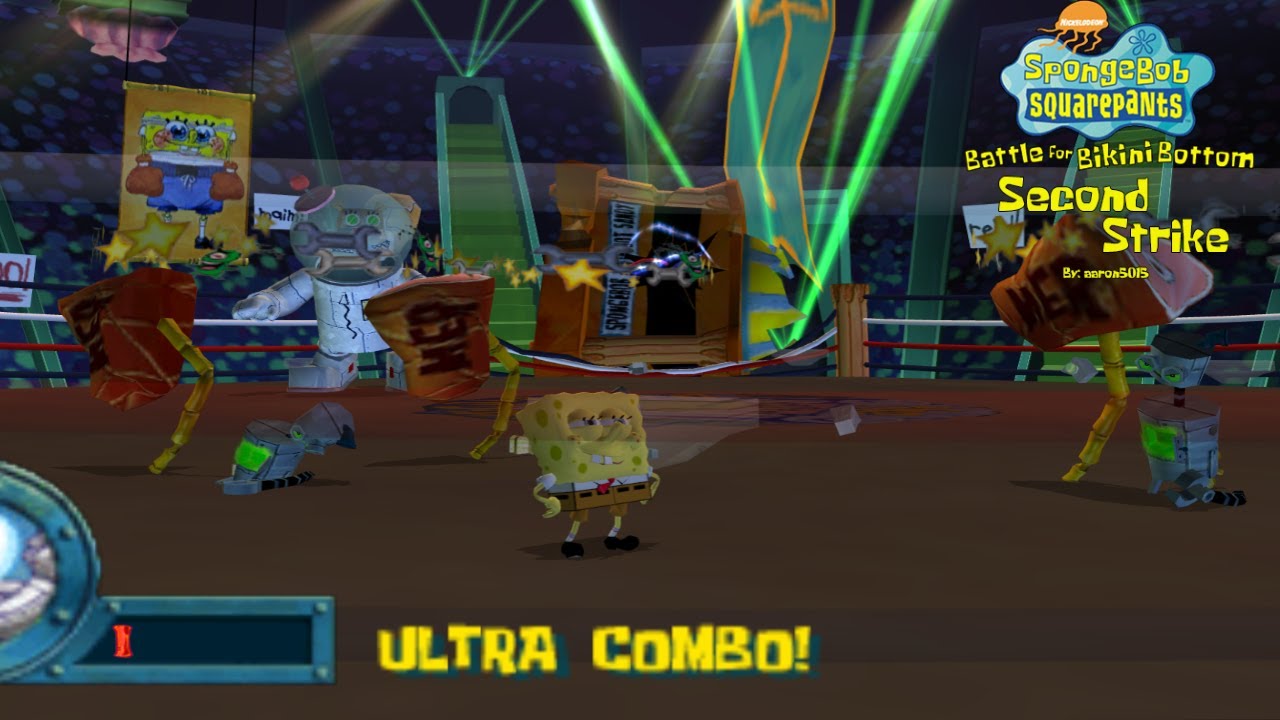 I like breaking things :) - SpongeBob SquarePants BFBB: Second Strike ...