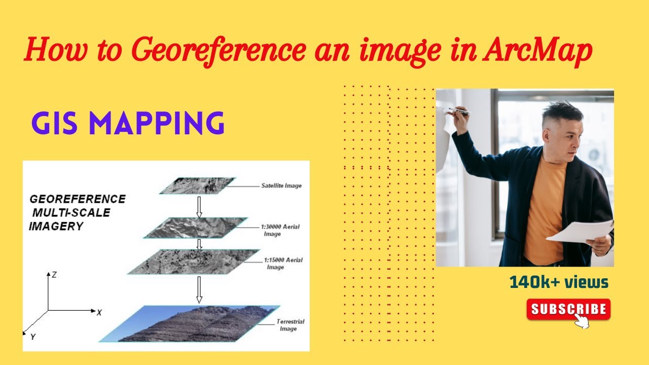 How to Georeference an image in ArcMap - YouTube