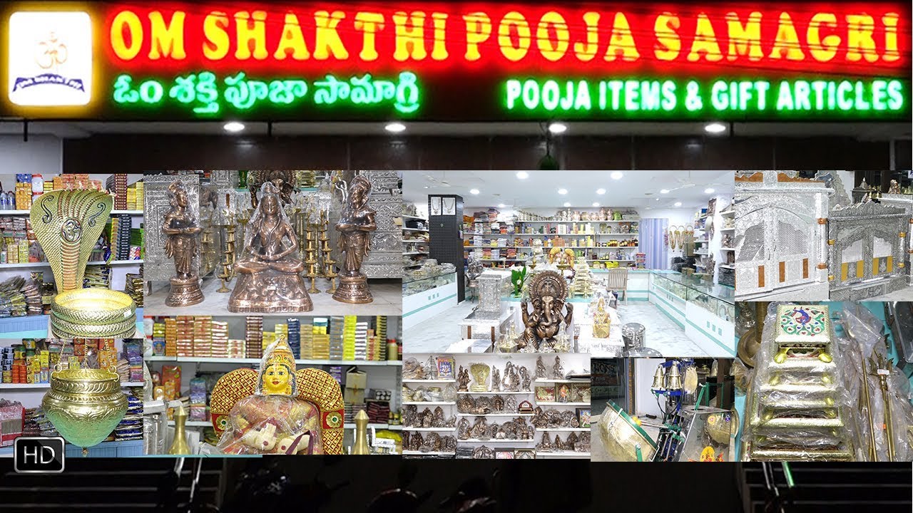 Om Shakthi Pooja Samagri | 040-48567200 | Opp BSNL Office, || ECIL bus ...